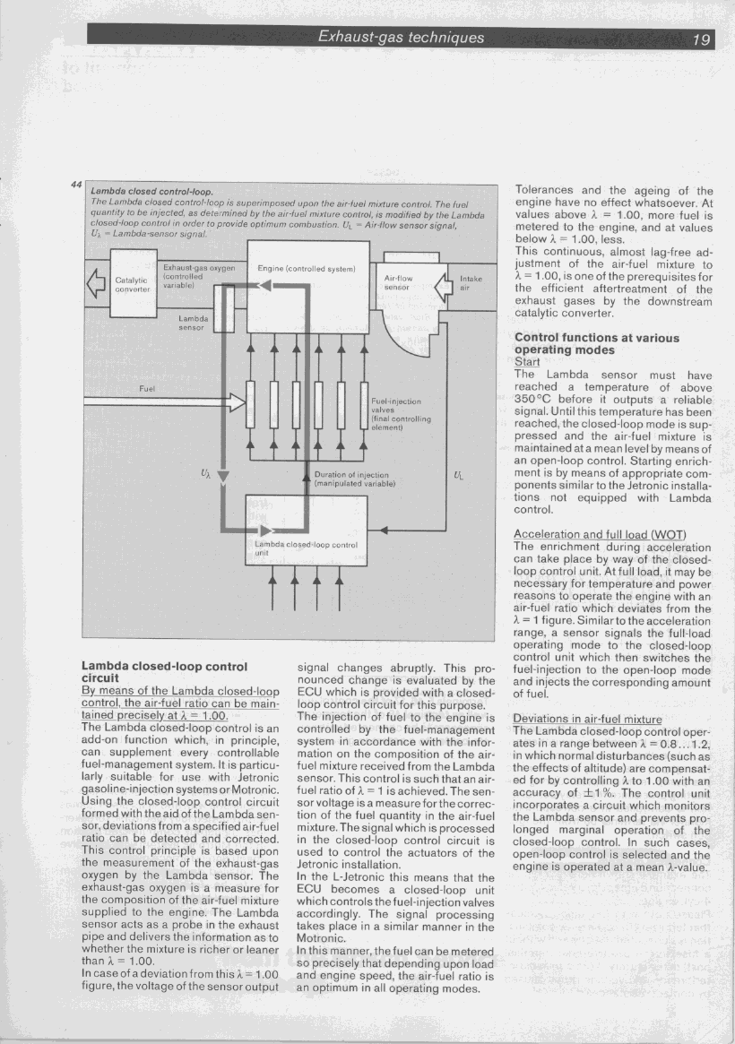 Bosch L-Jetronic with Lambda sensor